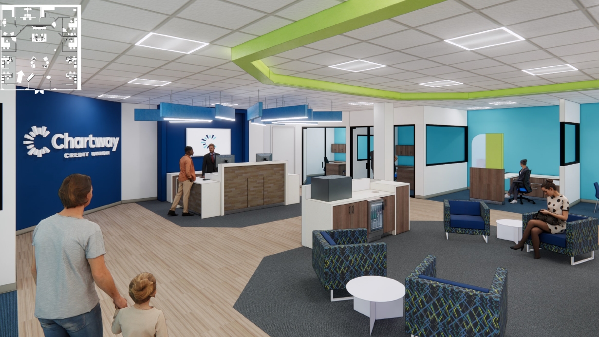 Branch Renovation -- 2024 at Chartway Credit Union